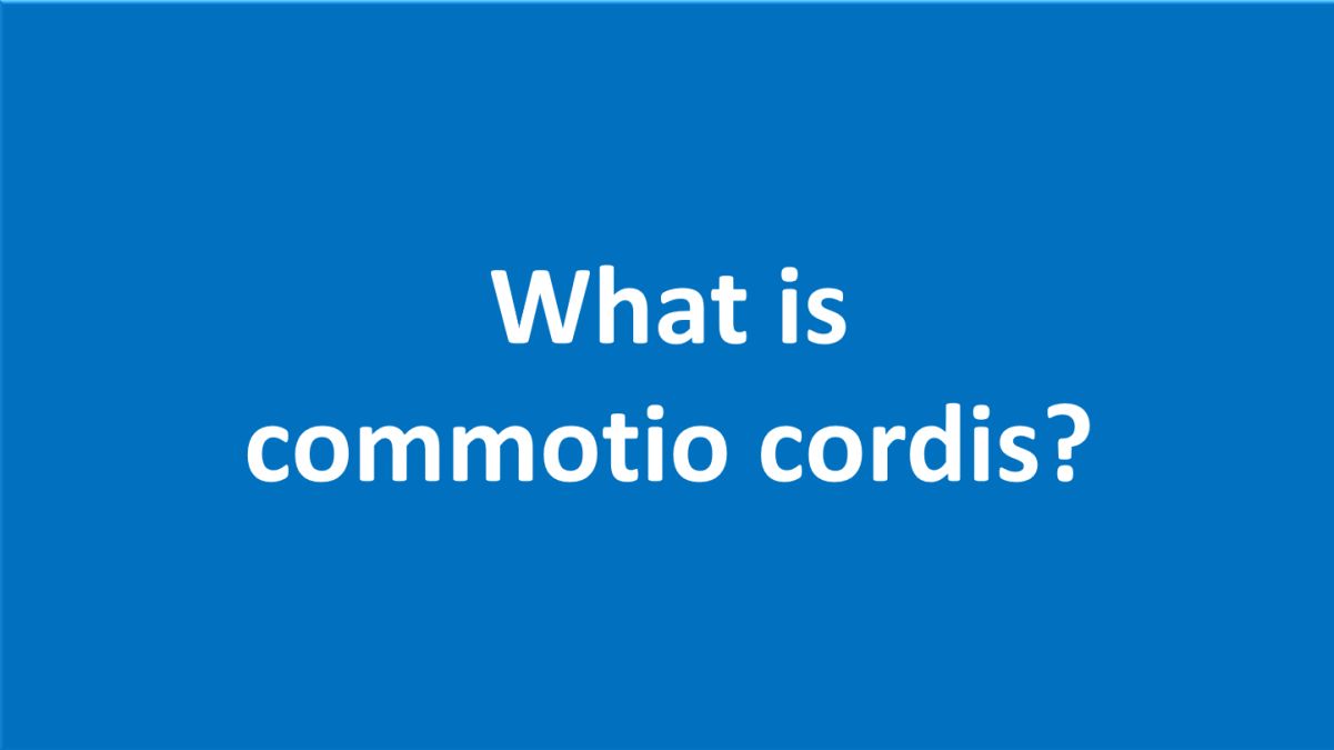 What is commotio cordis? - All About Heart And Blood Vessels