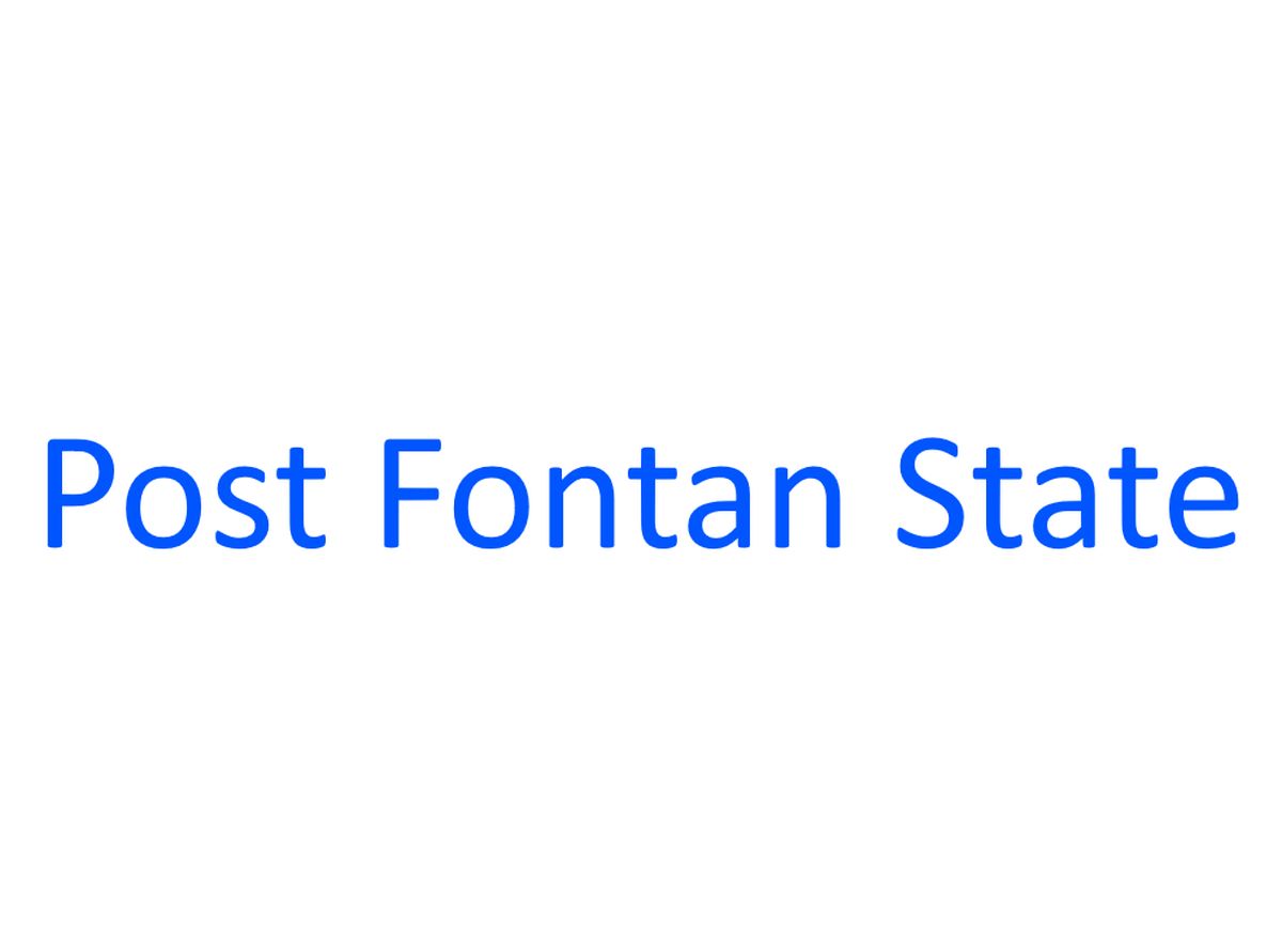 Post Fontan state
