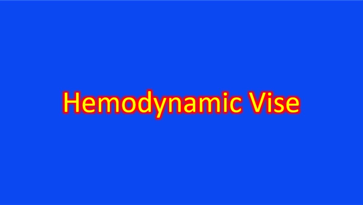 Hemodynamic Vise - All About Cardiovascular System and Disorders