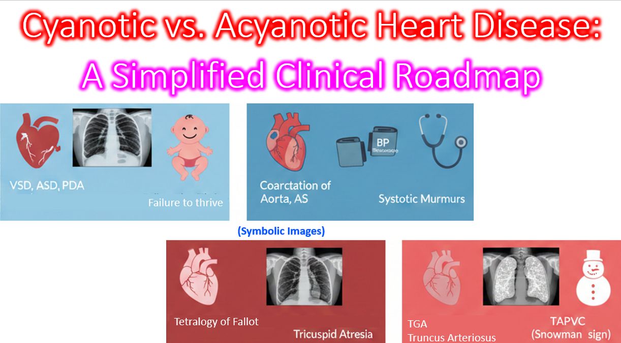 Cyanotic vs. Acyanotic Heart Disease: A Simplified Clinical Roadmap ...