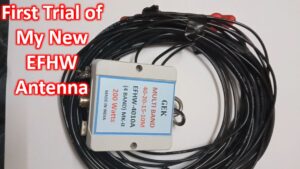 First Trial of My New EFHW Antenna - Johnson's Techworld