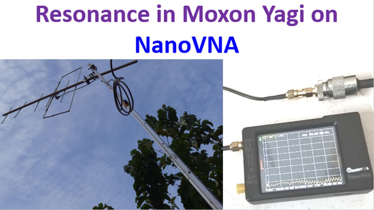 Resonance in Moxon Yagi on NanoVNA - Johnson's Techworld