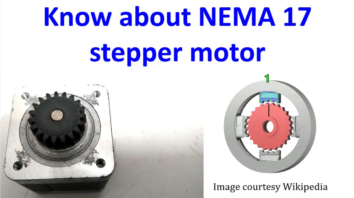 Know about NEMA 17 stepper motor - Johnson's Techworld