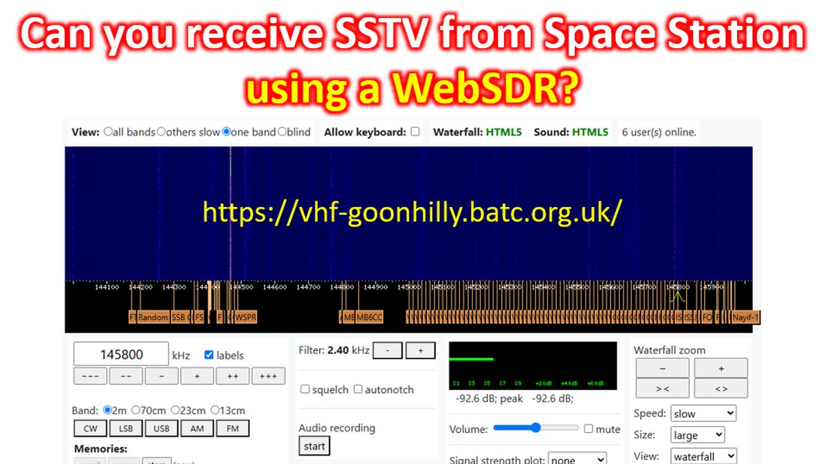 Can you receive SSTV from Space Station using a WebSDR? - Johnson's ...