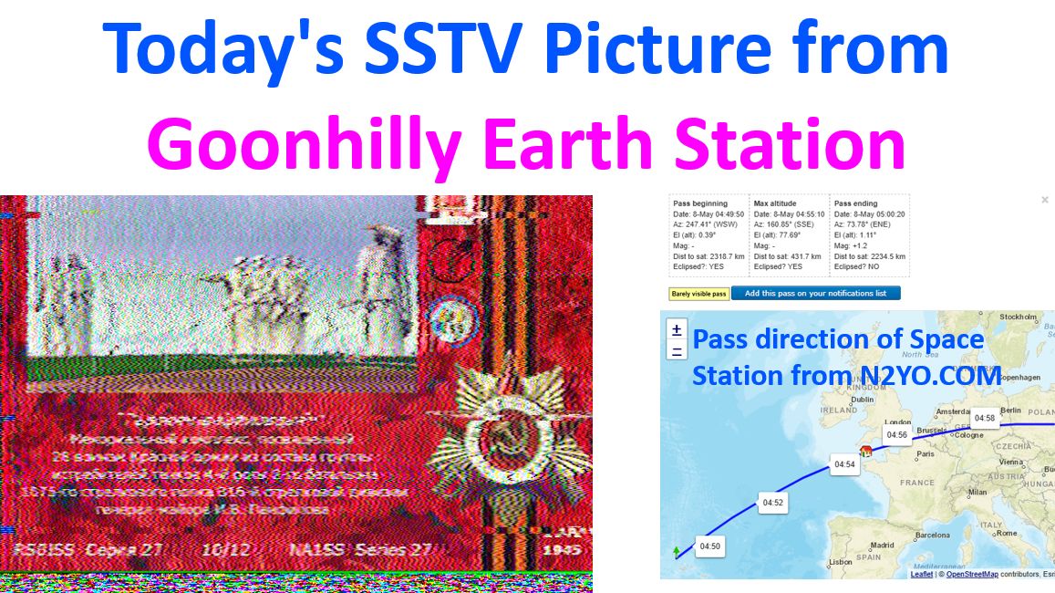 Today's SSTV Picture from Goonhilly Earth Station - Johnson's Techworld
