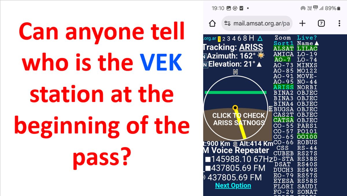 Can anyone tell who is the VEK station at the beginning of the pass ...