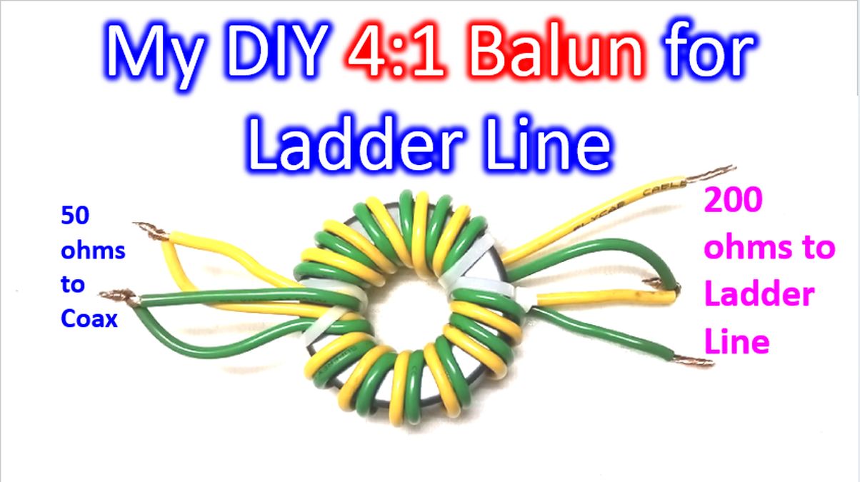My DIY 4:1 Balun for Ladder Line - Johnson's Techworld
