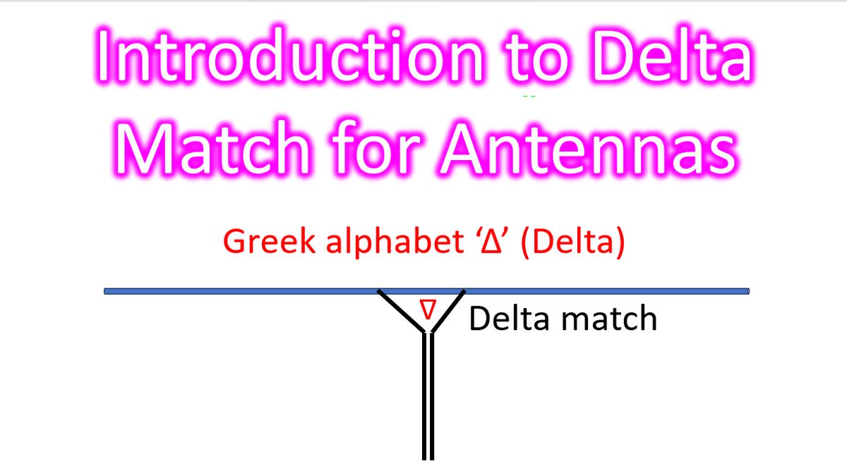 Introduction to Delta Match for Antennas - Johnson's Techworld