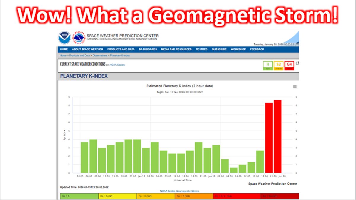 Wow! What a Geomagnetic Storm! - Johnson's Techworld
