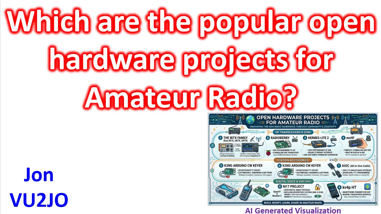 Which are the popular open hardware projects for Amateur Radio ...